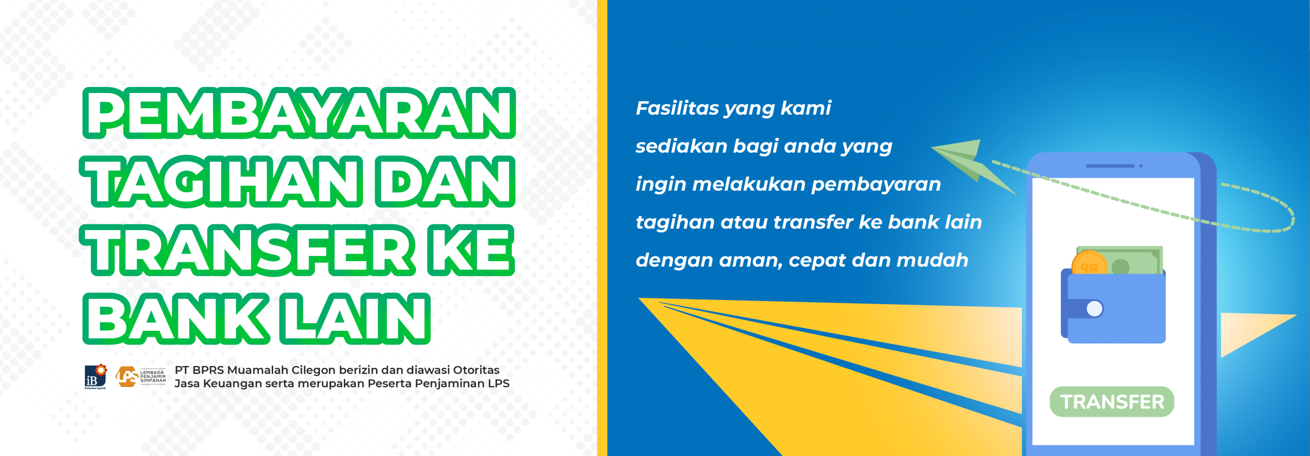 Layanan Jasa Transfer dan PPOB - Bank Syariah Muamalah